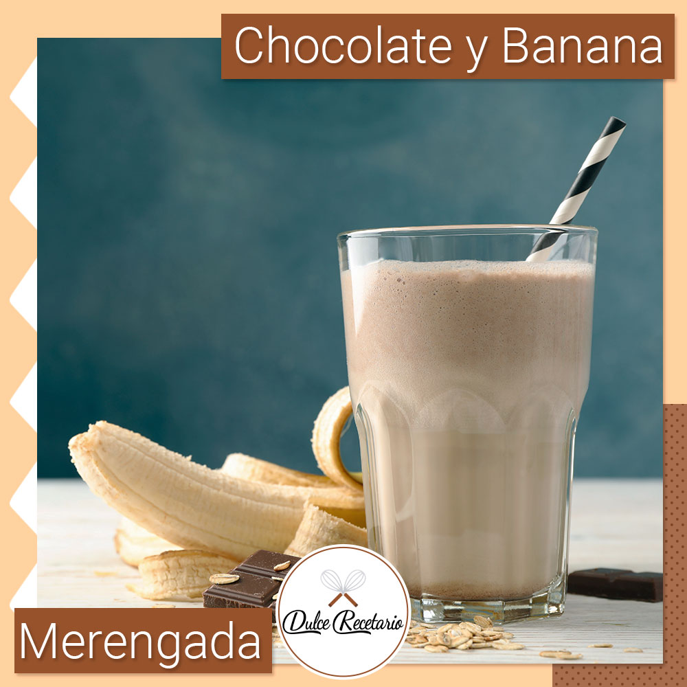 ️ Receta de Merengada de Chocolate y Banana - Dulce Recetario
